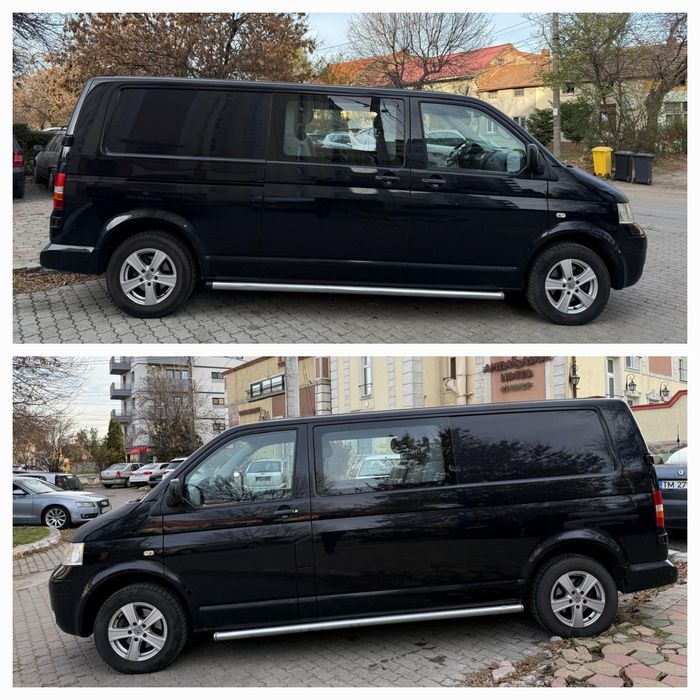 VW. Transporter T5 Mixt 6 locuri și marfa cutie automata extra lung ! Timisoara • OLX.ro