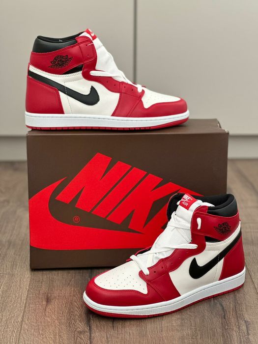 Adidasi AIR Jordan 1 HIGH Chicago Red produs NOU premium Bucuresti Sectorul 3 • OLX.ro