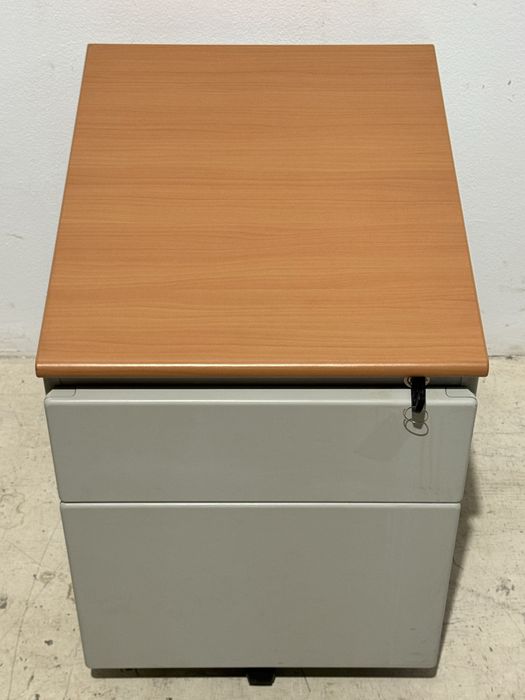 18 Buc. Rollbox Metalic Steelcase; Casetieră; Mic Dulap Birou tip Cub ...
