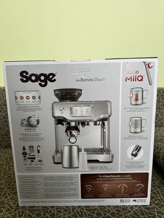 Кафемашина за еспресо Sage SES880BSS гр. Варна Христо Ботев • OLX.bg