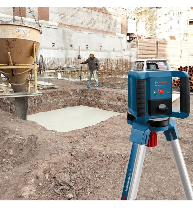 Laser rotativ Bosch GRL 400 H + LR 45 în L-BOXX profesionala, sigilata ...