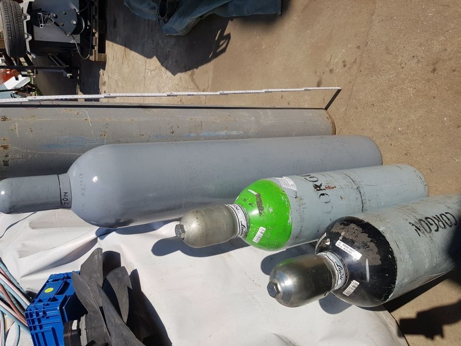 Tub corgon 20 litri aparat sudura butelie gaze tehnice argon co2 mic ...