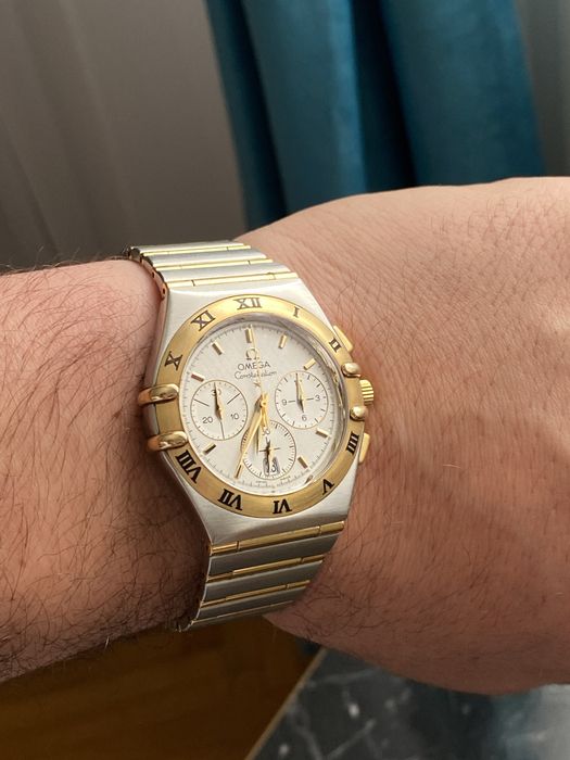 Ceas Omega Constellation Double Eagle ,18k gold&steel Brasov • OLX.ro