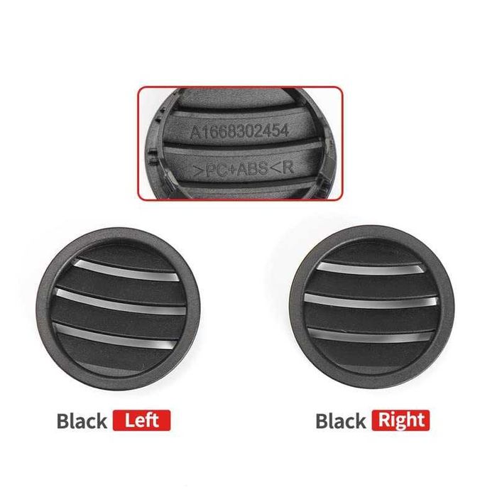 Десен въздуховод кръгъл Mercedes Benz W204 фейслифт Мерцедес В204 face ...