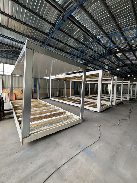 Cadre container modular 2,4m x 6m sau 3m x 6m sau 3m x 9m Valeni ...