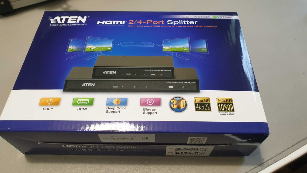 Multiplicator/ Splitter HDMI 4 porturi, ATEN VS184A - Garanție 24 luni ...