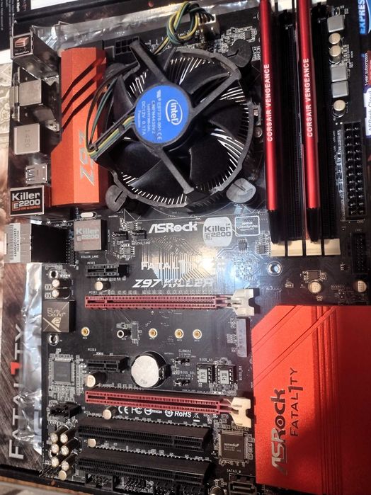 Kит комплект дъно/дънна платка + CPU + RAM ASRock Fatality Z97 Killer ...