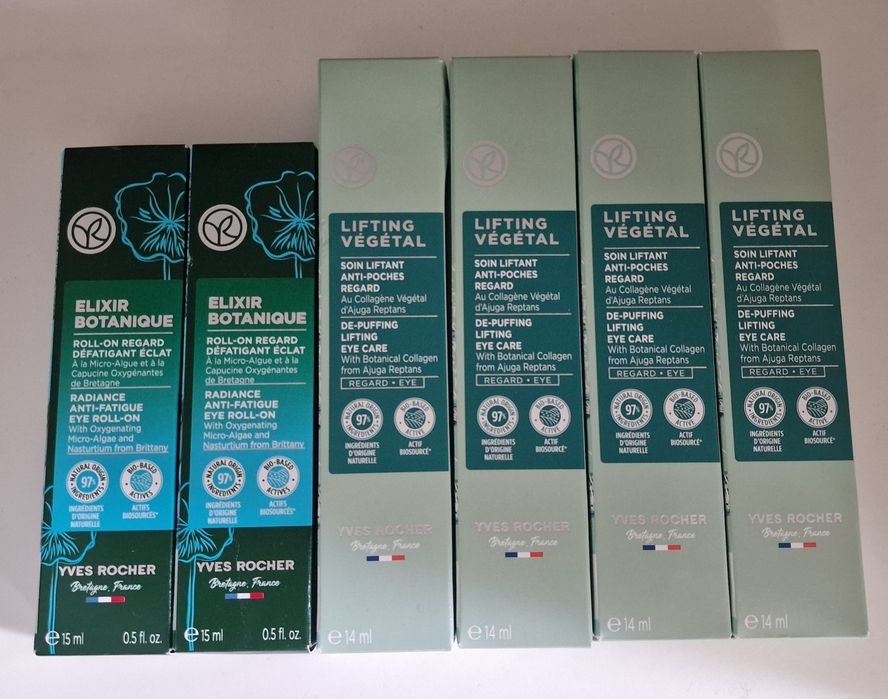 Crema/roll-on de ochi Yves Rocher, Lifting Vegetal/Elixir Botanique ...