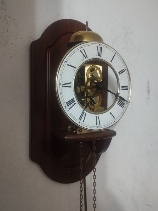 Ceas pendula de perete Hermle skeleton cu pendul Timisoara • OLX.ro