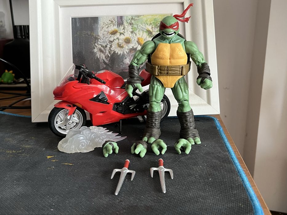 BST AXN Raphael & motor- Figurina Testoasele Ninja TMNT Ninja turtles ...