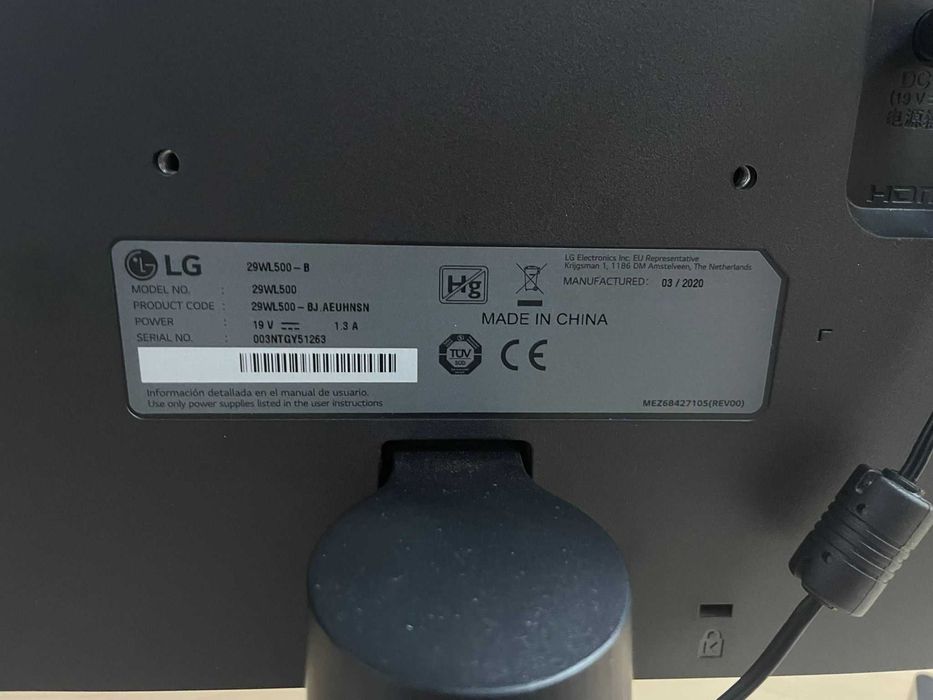 Monitor LG 29WL500-B, UltraWide, 29" , Full HD, HDR10, stare excelentă ...