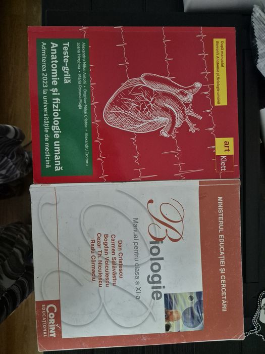 Carti biologie/chimie admitere medicina si bac matematica Iasi • OLX.ro