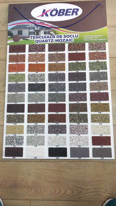 Tencuială de soclu Quartz-Mozaic Kober -25 kg Bucuresti Sectorul 1 • OLX.ro