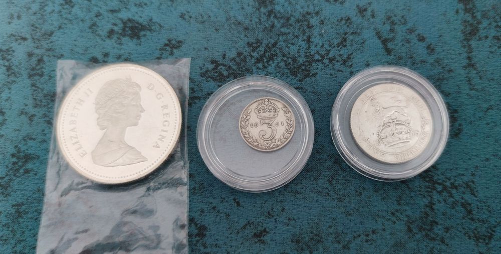 Colecție monede argint,ani diferiți Focsani • OLX.ro