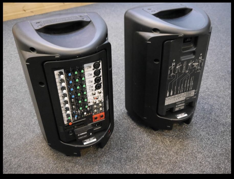Yamaha Stagepass 400BT - Boxe cu mixer cu bluetooth + Toc transport ...