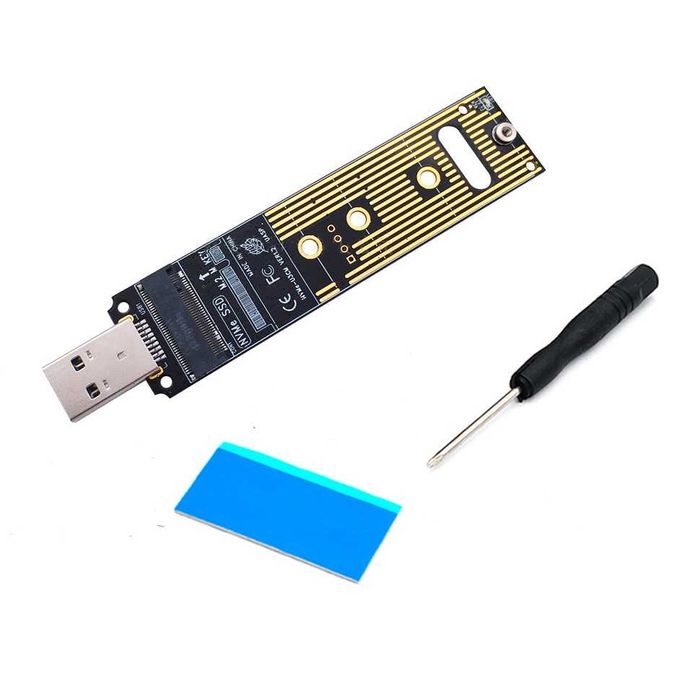 Adaptor SSD M.2 NVMe (M-Key) la USB 3.0 pentru PC, laptop Bucuresti ...