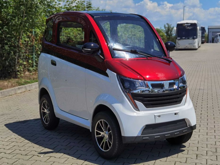 Vehicul electric cu 4 roti model AERA X7 - 1200 W rosu-alb fara permis ...