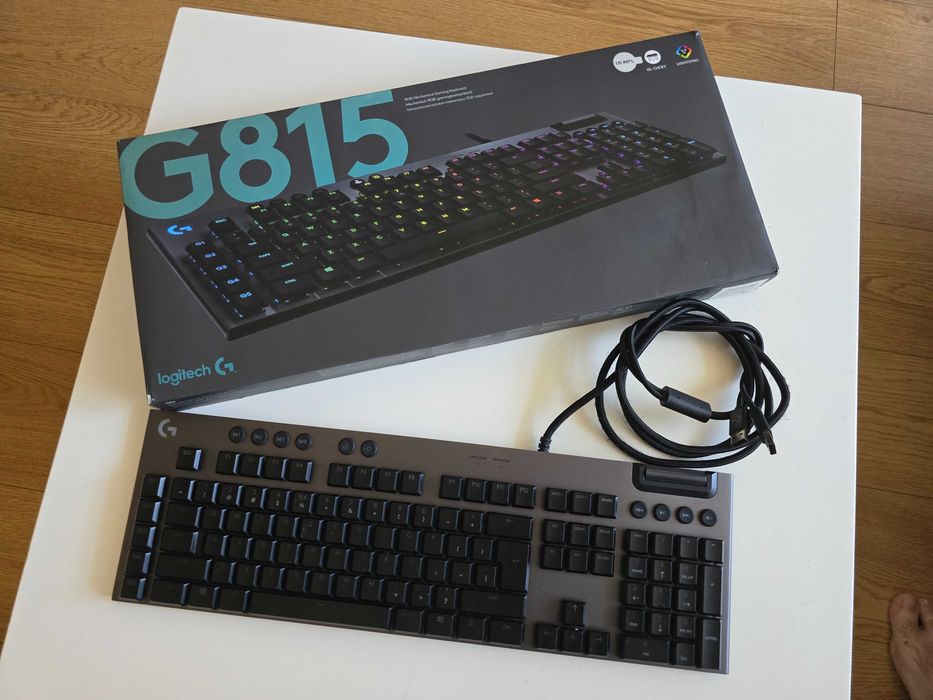 Tastatura Logitech G815, Ultraslim, Switch Clicky, RGB Lightsync ...
