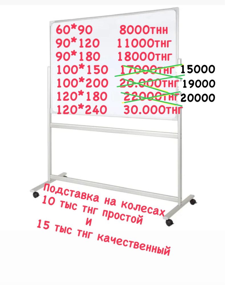 Магнитно маркерная доска: 10 000 тг. - Канцтовары / расходные материалы ...