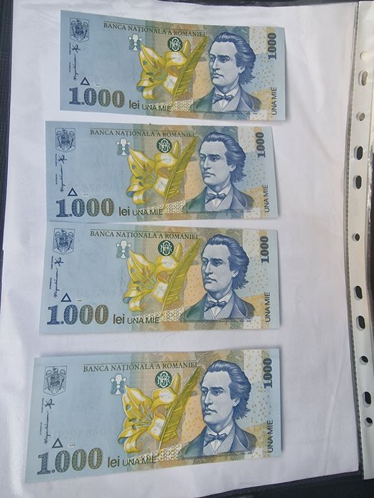 Bancnote 1000 lei din 1998, necirculate Buzau • OLX.ro
