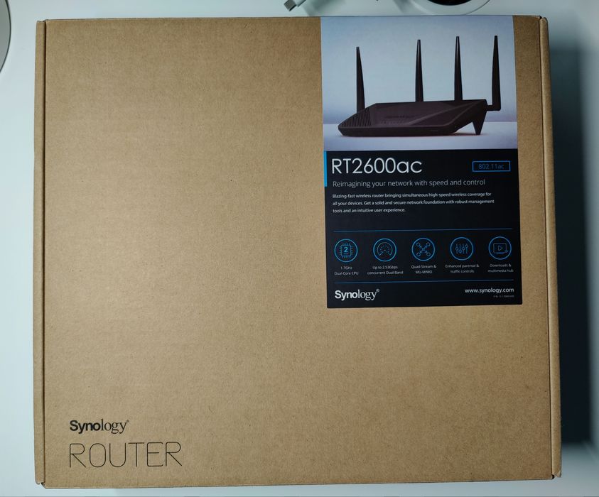 Router Wireless Synology RT2600AC, AC2600, Dual Band, 4x4 MU-MIMO ...
