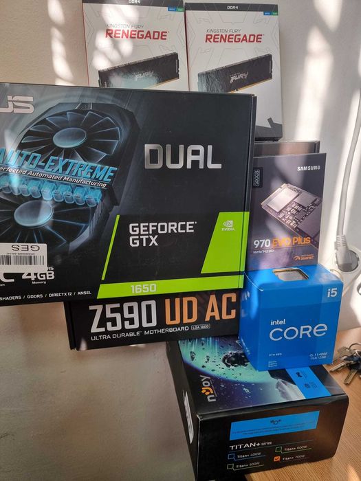 PC complet nou i5 11400F cu GTX 1650 si 16 gb Ram Craiova • OLX.ro