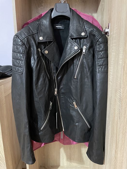 Geaca din piele naturala Diesel Buzau • OLX.ro