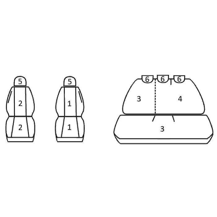 Huse auto tipizate Opel Corsa D bancheta fractionata 2006-2014 Radauti ...