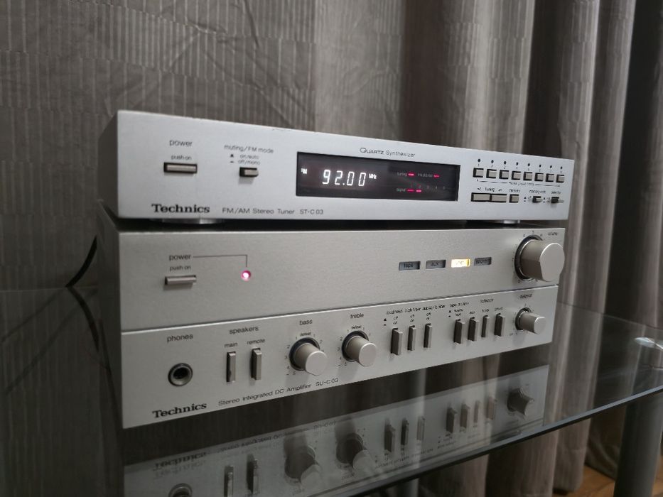 Linie Technics SU-C03/ Tuner Technics ST-C03/Calitate premium/Hi-Fi ...