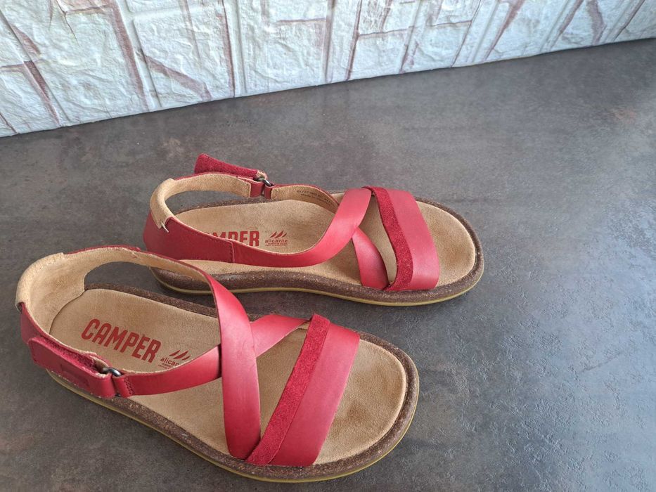 Детски кожени сандали Camper,летни отворени обувки за момиче ном.35 гр. София Редута • OLX.bg