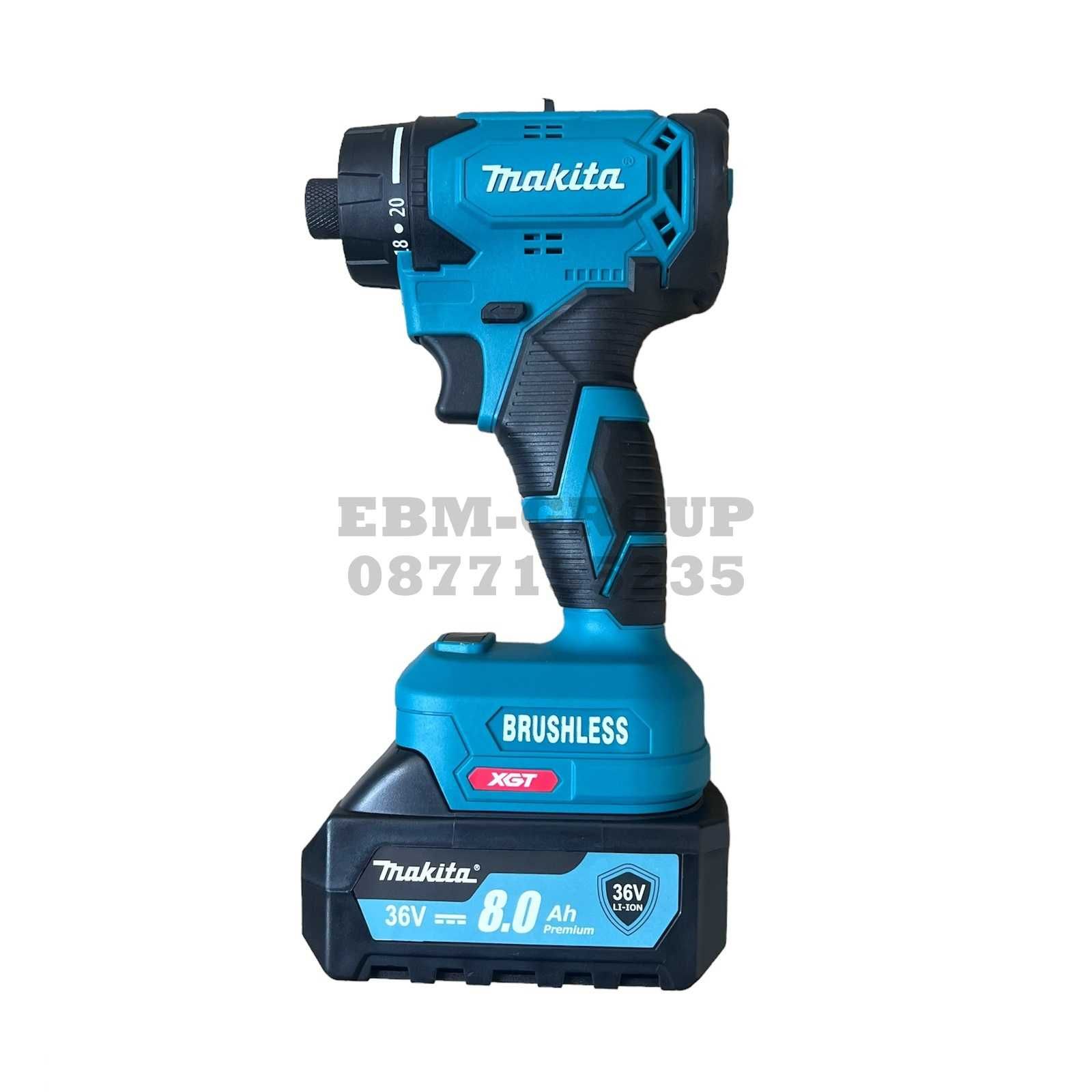 БЕЗЧЕТКОВ Акумулаторен Импакт МАКИТА 36v 8Ah Makita impact гр ...