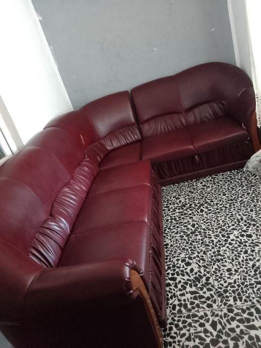 Vând urgent Canapea extensibila de piele Barzesti • OLX.ro