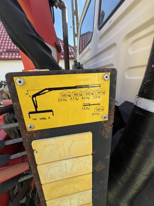 Daf 1000 basculabil trilateral cu macara palfinger Sieu-Sfantu • OLX.ro