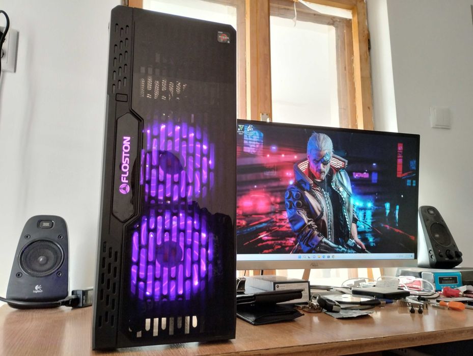 Unitate PC Gaming Ryzen 5 1600x 4Ghz/8GB DDR4/GTX1050Ti 4GB GDDR5/SSD ...