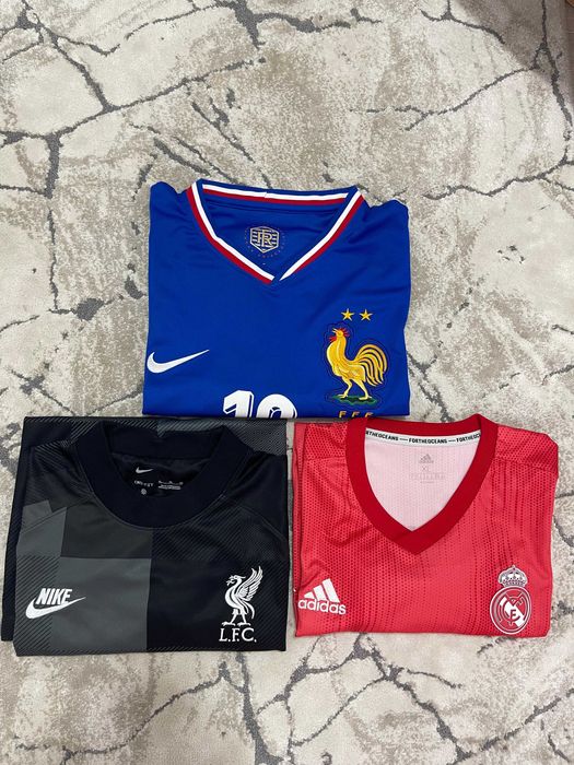 Tricouri fotbal originale – Franța Mbappé, Liverpool, Real Madrid ...