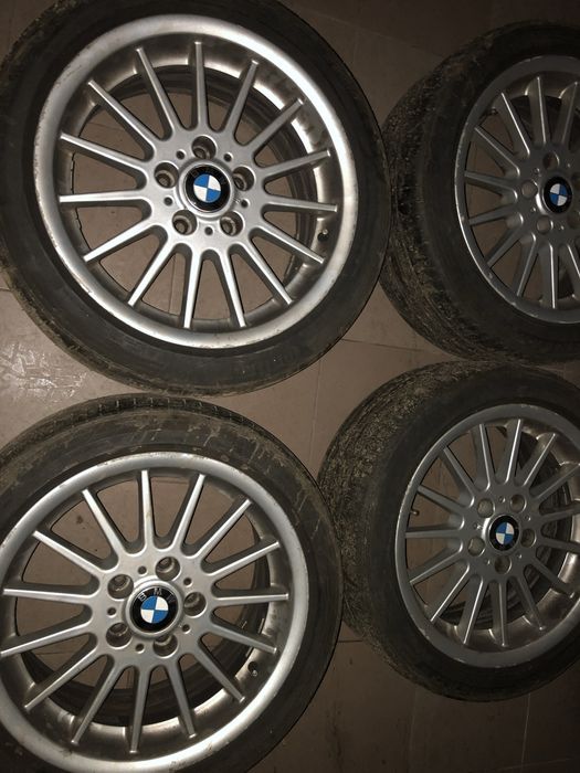 Jante roti BMW seria 3 E90 style 32 pe 17- cu anvelope de vara 225 45 ...