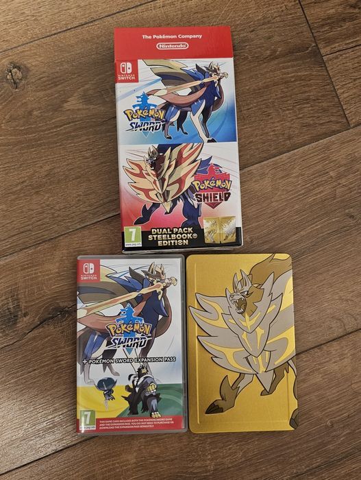 Pokemon Sword + DLC + steelbox гр. Варна Левски • OLX.bg