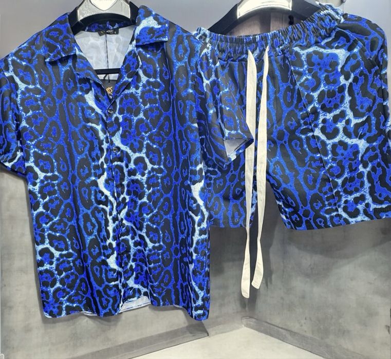 Compleuri animal print albastru, leopard! Calitate premium! Voluntari ...