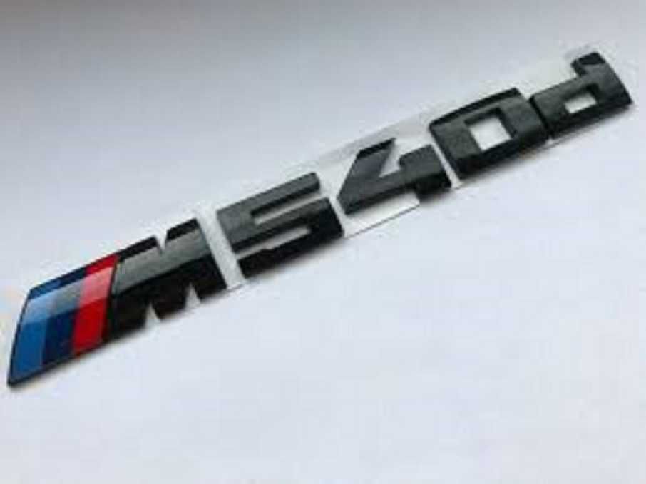 BMW e34 e39 F11 G30 надпис емблема M540d G31 E60 F10 E28 черна M power ...