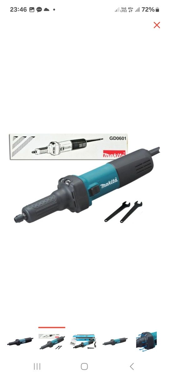 Прямошлифовальная машина Makita GD0601: 53 000 тг. - Шлифовальные ...
