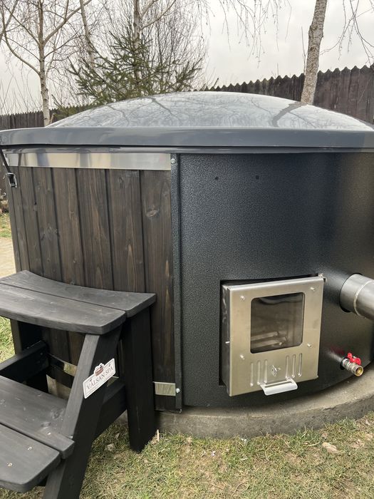 Ciubar din fibra de sticla Stoc 6 persoane Hot tub Jacuzzi Mini Piscin ...