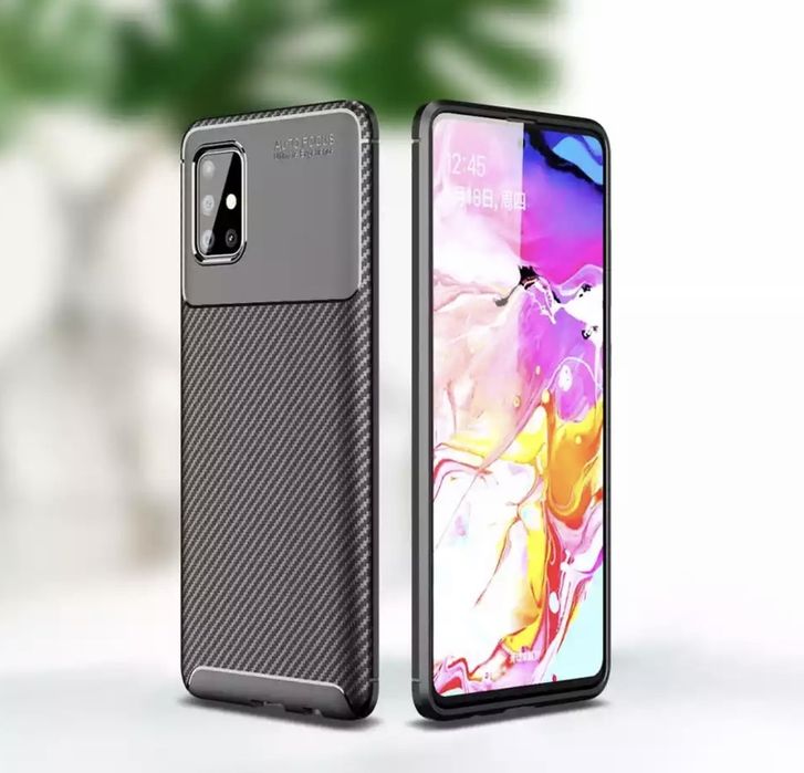 Samsung A51/A52S/A53/A54/A55/A56/A36 Husa Silicon Carbon Type Black Bucuresti Sectorul 6 • OLX.ro