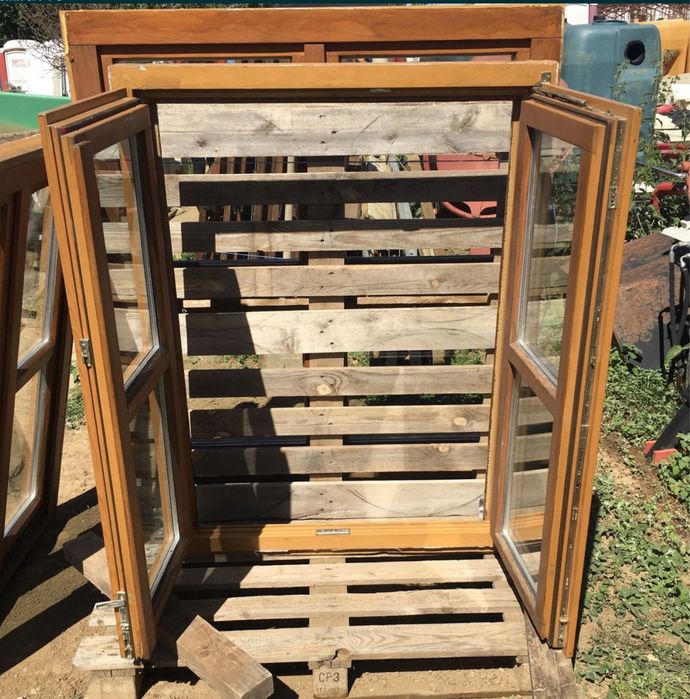 FEREASTRA LEMN GERMANIA geam termopan H 124 x L 93 buc 2 GARANTIE ...