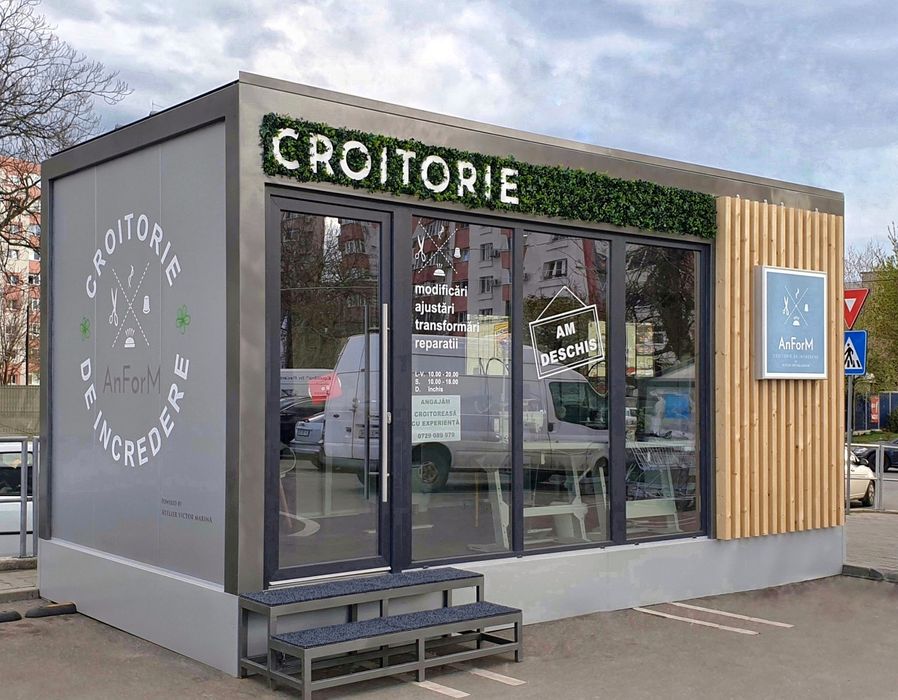 Container 6x3 pretabil cafenea, mic showroom, barber shop, etc Chitila ...