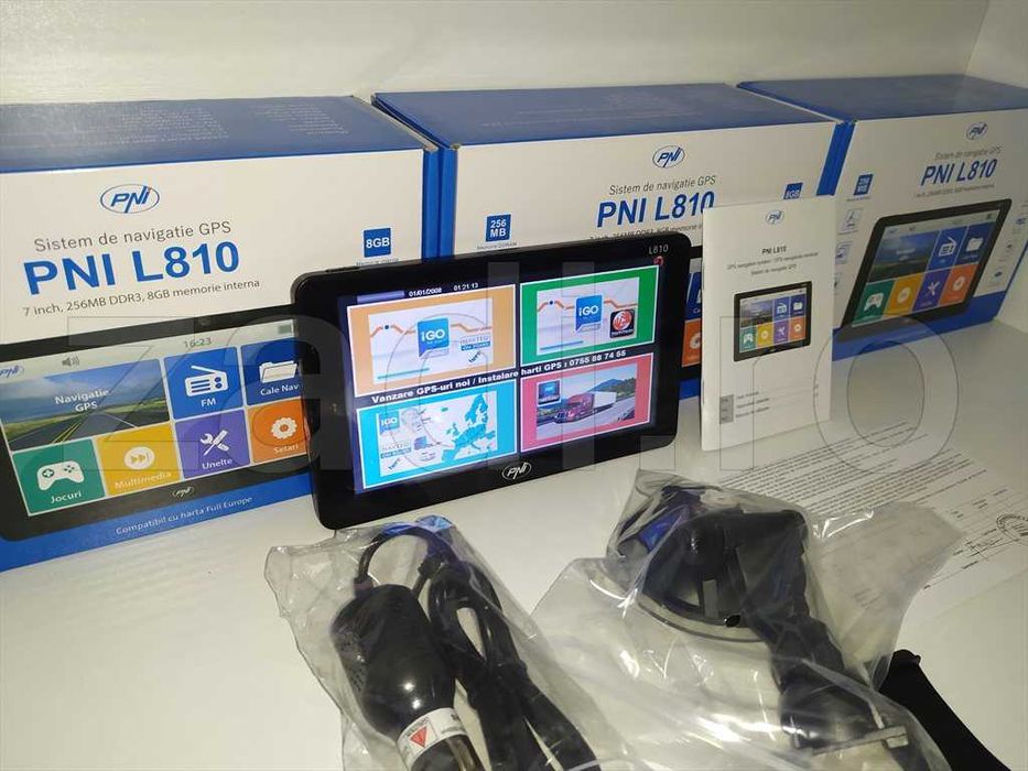 Gps camion L807 PNi cu 4 softuri -Full Europa - harti instalate Bistrita • OLX.ro