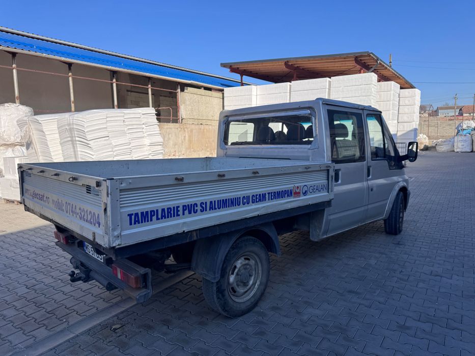 Ford Transit dubla cabina+platforma Tarnaveni • OLX.ro