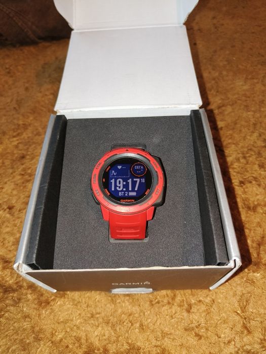 GARMIN INSTINCT Flame Red Smartwatch гр. Русе Дружба 3 • OLX.bg
