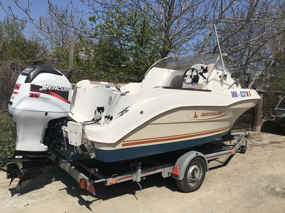 Barca Quicksilver 540 + peridoc 1300 kg Eforie Nord • OLX.ro