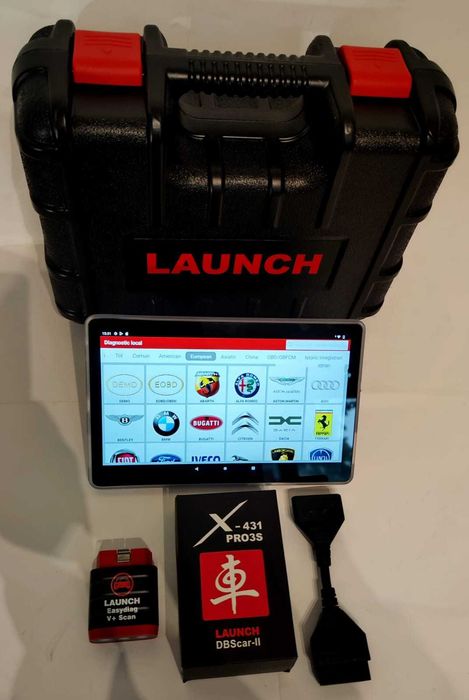 Kit Diagnoza Auto Launch X431 V+ CRP Bluetooth Tableta Octa-Core, 9"HD ...