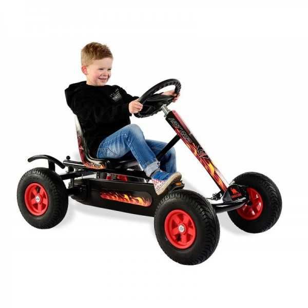 Kart / cart cu pedale pentru copii Dino Cars Junior HOT ROD BF1 ...